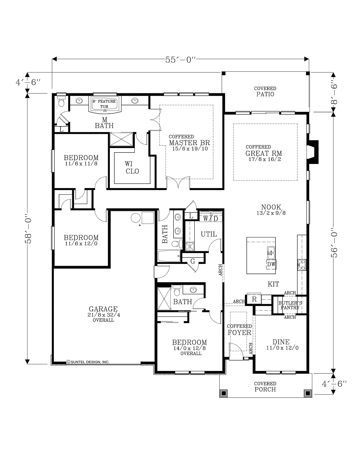 Morgan House Plan | Pre-designed House Plans | SunTel House Plans